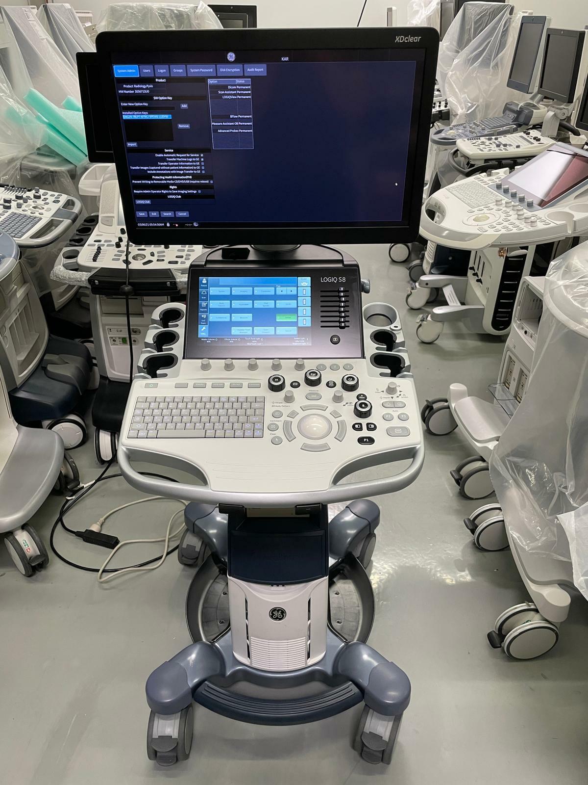 GE Logiq S8 XD Clear R4.5 Ultrasound System – Vomark Tehchnologies